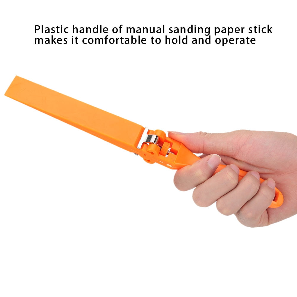 TOPINCN Sandpaper Stick,Abrasive Paper Clip,Plastic Sandpaper Roll Bar ...