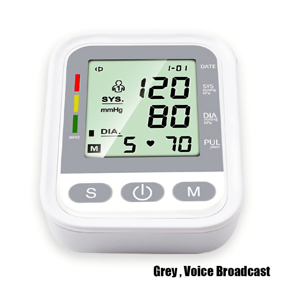 Tensiómetro electrónico de brazo, esfigmomanómetro portátil, alarma de ...