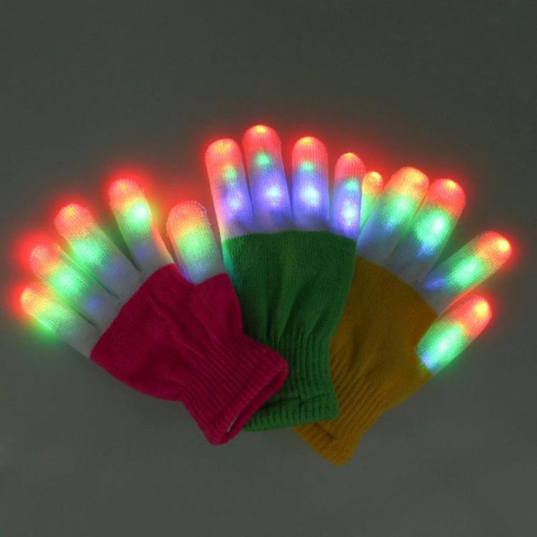 Rave Light Show Gloves