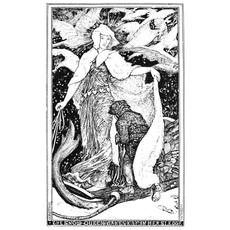 Andersen: The Snow Queen. /N'The Snow Queen Takes Kay In Her Sledge ...