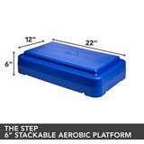 The Step 6" Stackable Aerobic Platform - Walmart.com