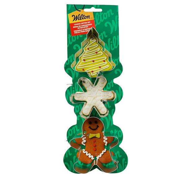 Wilton Christmas Linzer Cookie Cutters, 7-Piece Metal Set - Walmart.com