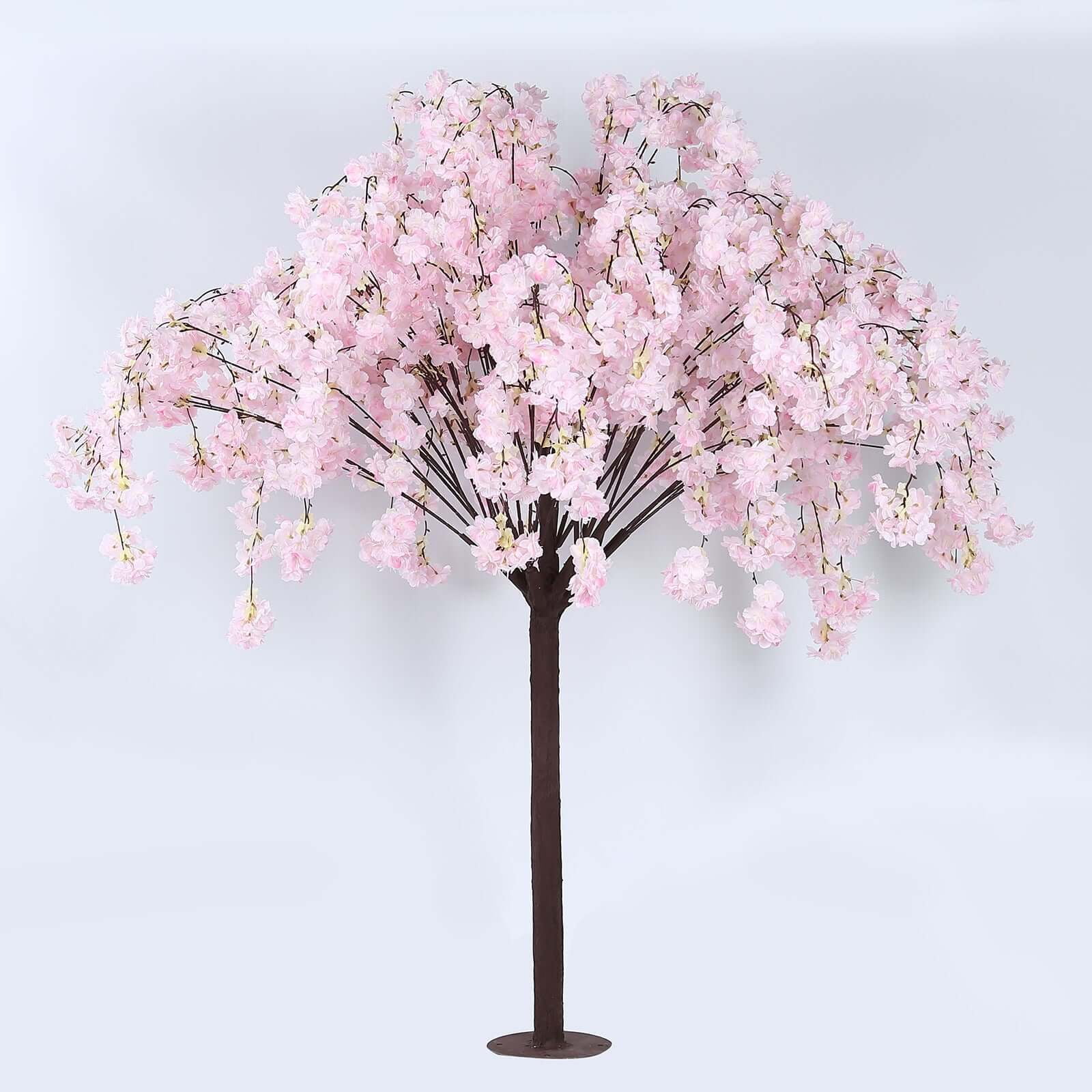 Efavormart White Artificial Cherry Blossom Tree With Efavormart White Artificial Cherry Blossom Tree With