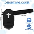 2pcs Ostomy Pouch Cover with Cross Pattern and Adjustable Elastic Belt ...