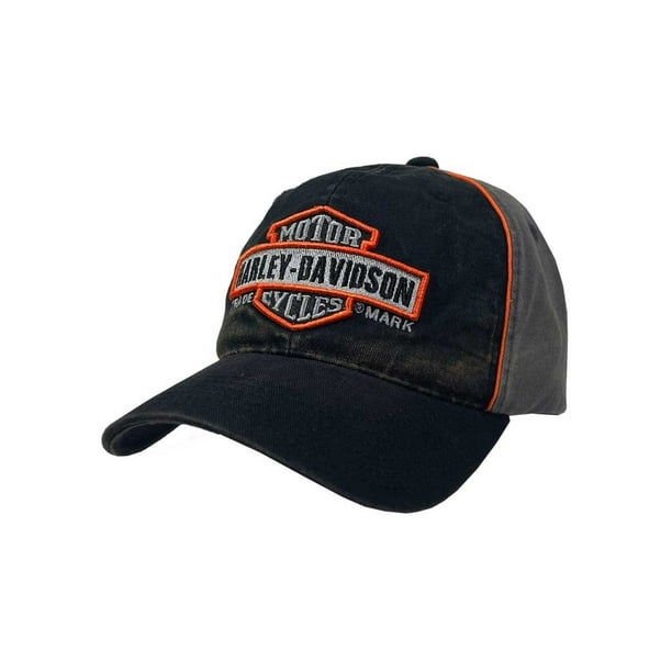 Harley-Davidson Men's Embroidered Trademark Curved Brim Washed Baseball ...
