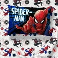 Marvel Spiderman Blue 7 Piece Full Bed Set w/ Sham, 100% Microfiber ...