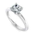 Eterna Jewel 1.6 Ct Asscher Cut Lab Created Diamond Ring - 14K White ...