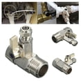 RO Feed Water Adapter 1/2\" to 1/4\'\' with Shut-off Ball Valve Tap Tee ...