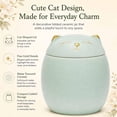 Ceramic Cat Shaped Food Storage Jar with Airtight Lid - Walmart.com