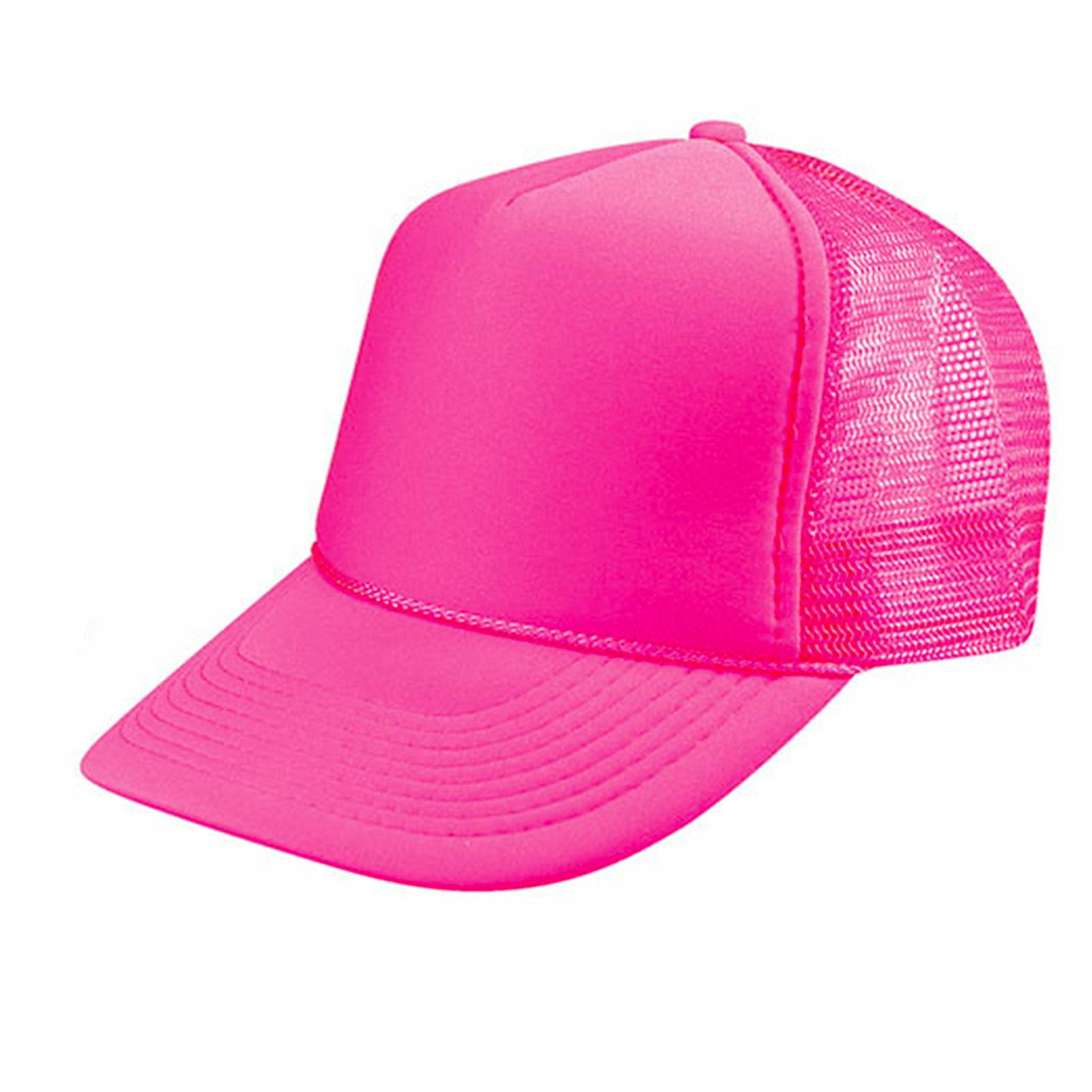 ImpecGear Retro Unisex Adult Baseball Mesh Caps - Neon Pink - Pack of 2 ...