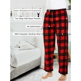 DG Hill Men's Plaid Microfleece Pajama Pants, Lightweight Sleep Pants with Pockets - Walmart.com