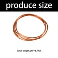 MOMOJIA Copper Soft Coil Tubing Round Seamless Pipe Soft Copper Tubing ...