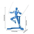 Articulated Action Figure Set With Weapons And Accessories Customizable Poseable Model For