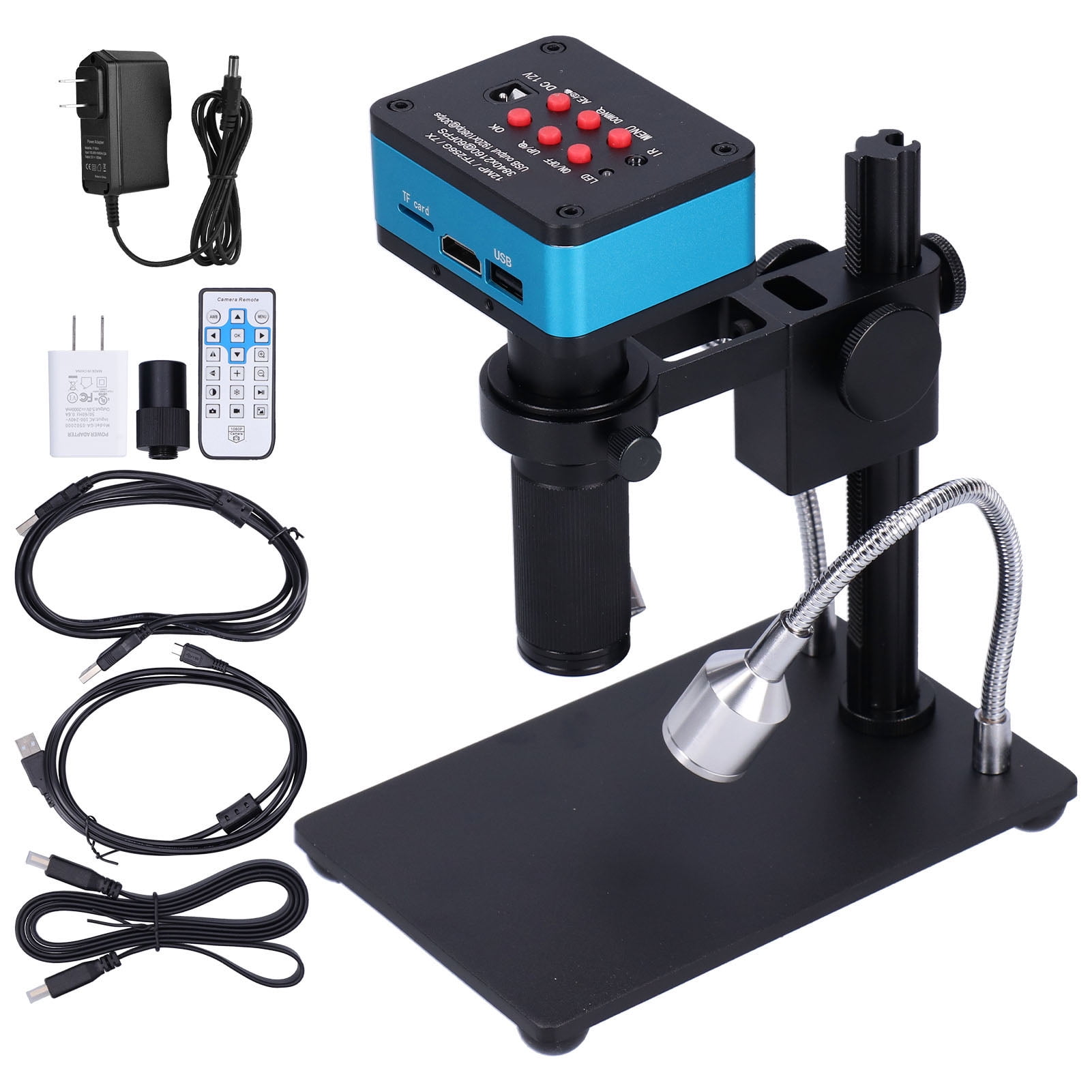4K CMOS Digital Industrial Microscope Camera C‑Mount Video Microscope ...