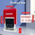 Entered Stamps with Date Self Inking Rubber Office Stamp, 13 Years of ...