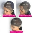 13x6 Hd Transparent Body Wave Lace Front Wig 30 40 Inch 360 13x4 Hd Lace Frontal Wigs Human Hair ...