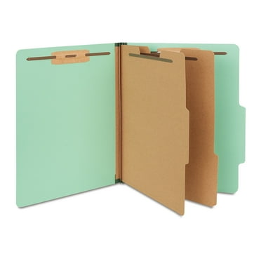 Smead SafeSHIELD® Classification Folders 2 Div Blue 10/BX Ltr (14030 ...
