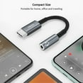 Amurx USB C to 3.5mm Headphone Adapter, USB Type C Audio Aux Dongle, Gray - Walmart.com