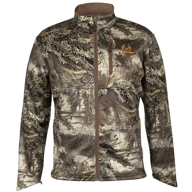 Realtree Men's Camo Techshell Hunting Jacket - Walmart.com