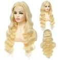 HAOFAN Hair 613 Body Wave Lace Front Wigs Human Hair Pre Plucked For ...