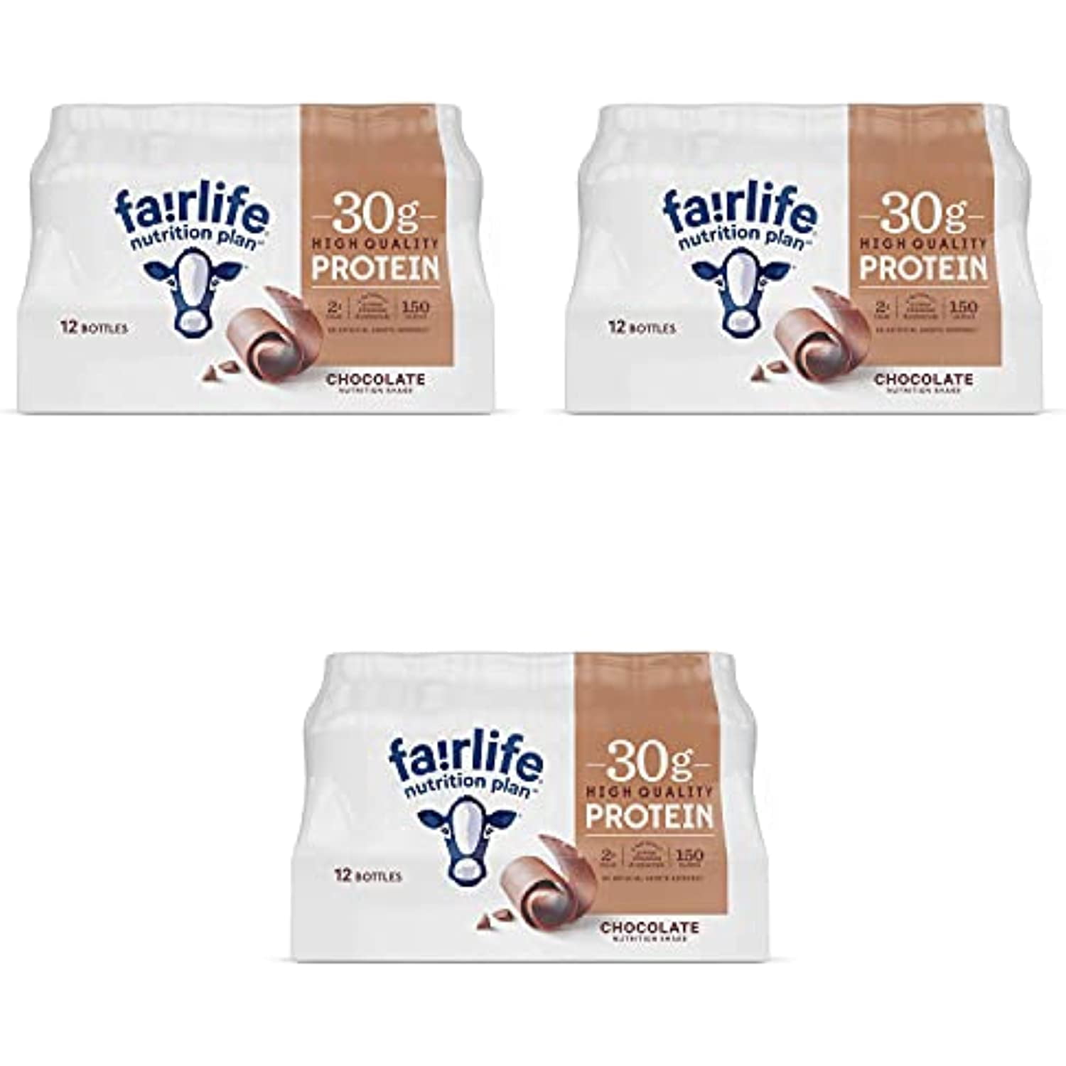 3 Pack | Fairlife Nutrition Plan Chocolate, 30 g Protein Shake (11.5 fl ...