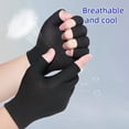 Breathable Elastic Half-Finger Gloves - 4 Pack for Summer Outdoor ...