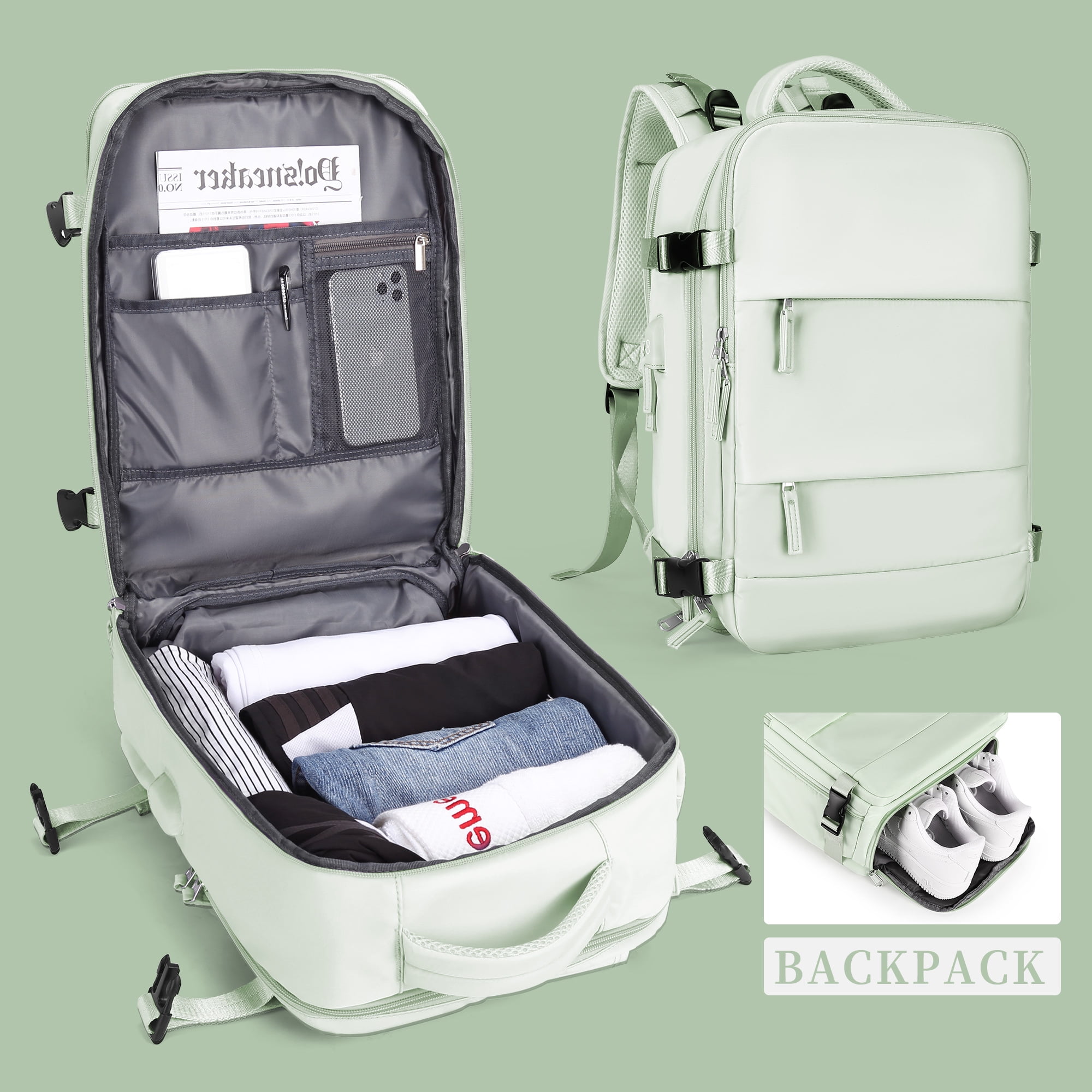 Large Travel Backpack Women, Carry On Backpack,Hiking Backpack ...