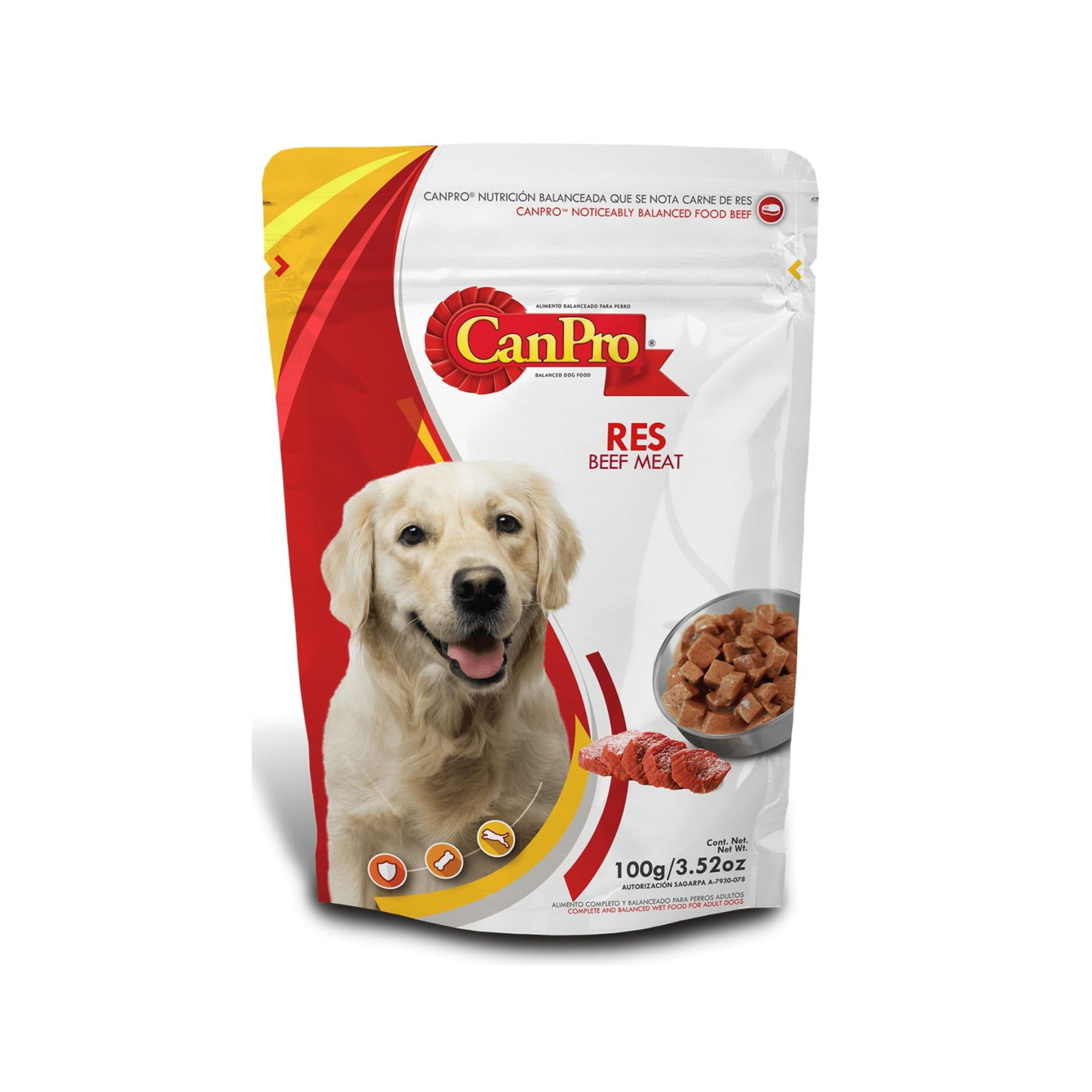 CanPro Pouch 20 Sobres Sabor Carne De Res 100g Alimento Húmedo Para Perro | Walmart en línea
