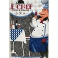 Set Of 2 Same Printed Terry Towels (16" X 26") Fat Chef, Food & Drinks ...