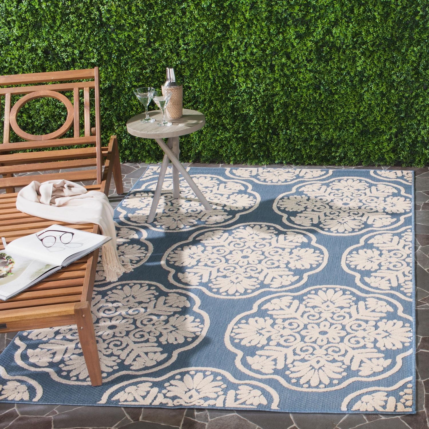 Click here for Safavieh Cottage Jarred Floral Medallion Outdoor A... prices