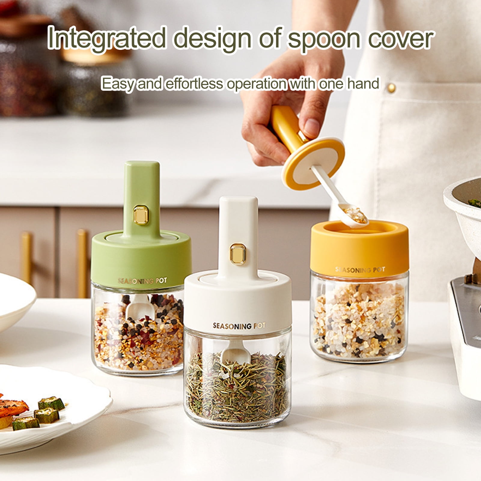 Good Seal and Leakproof Seasoning Box - Transparent and Moisture-Proof ...