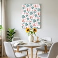 Coral Shell Canvas Wall Art for Living Room, Watercolor Pink Green Red ...