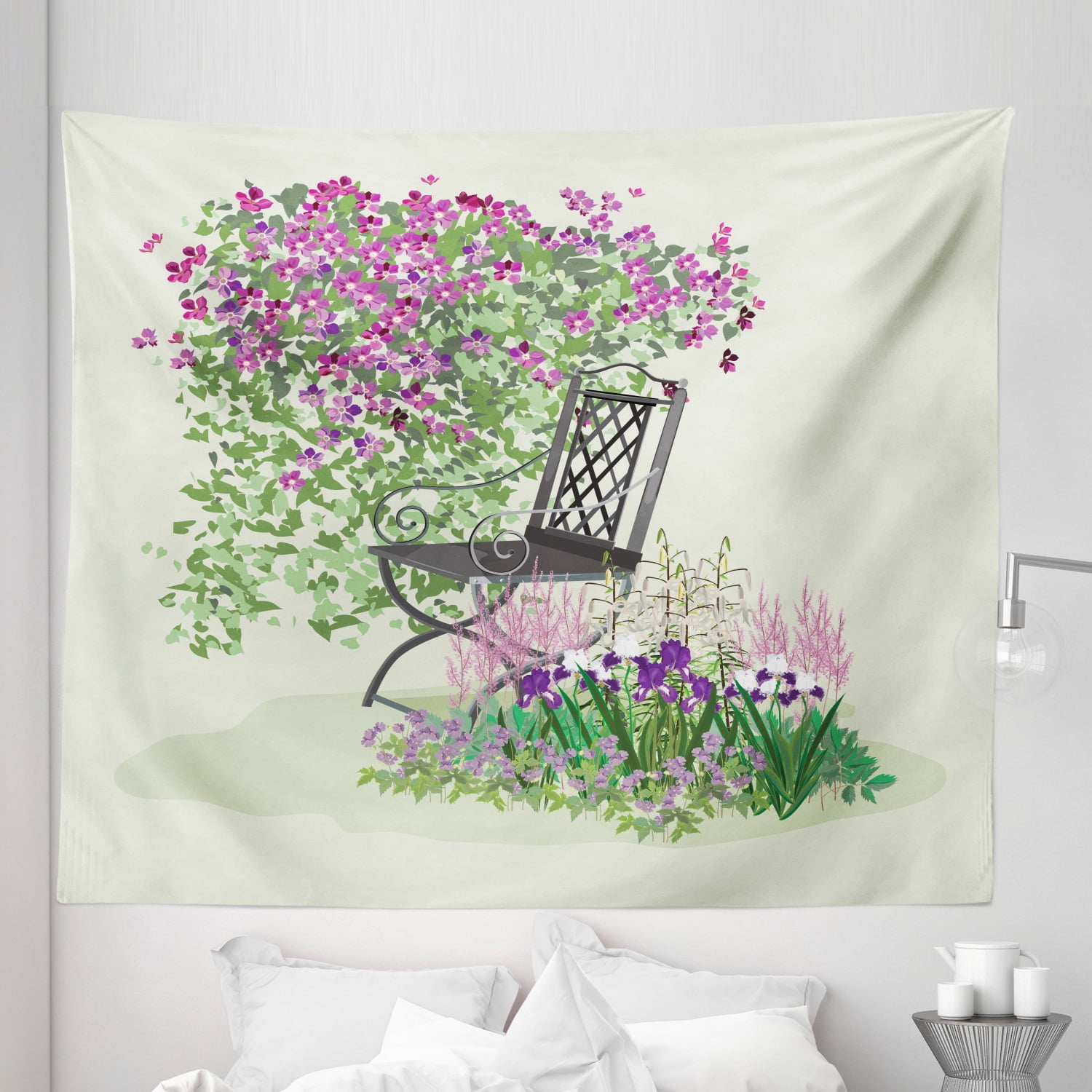 Summer Tapestry, Island for Relaxing in the Garden Among the Flowers ...