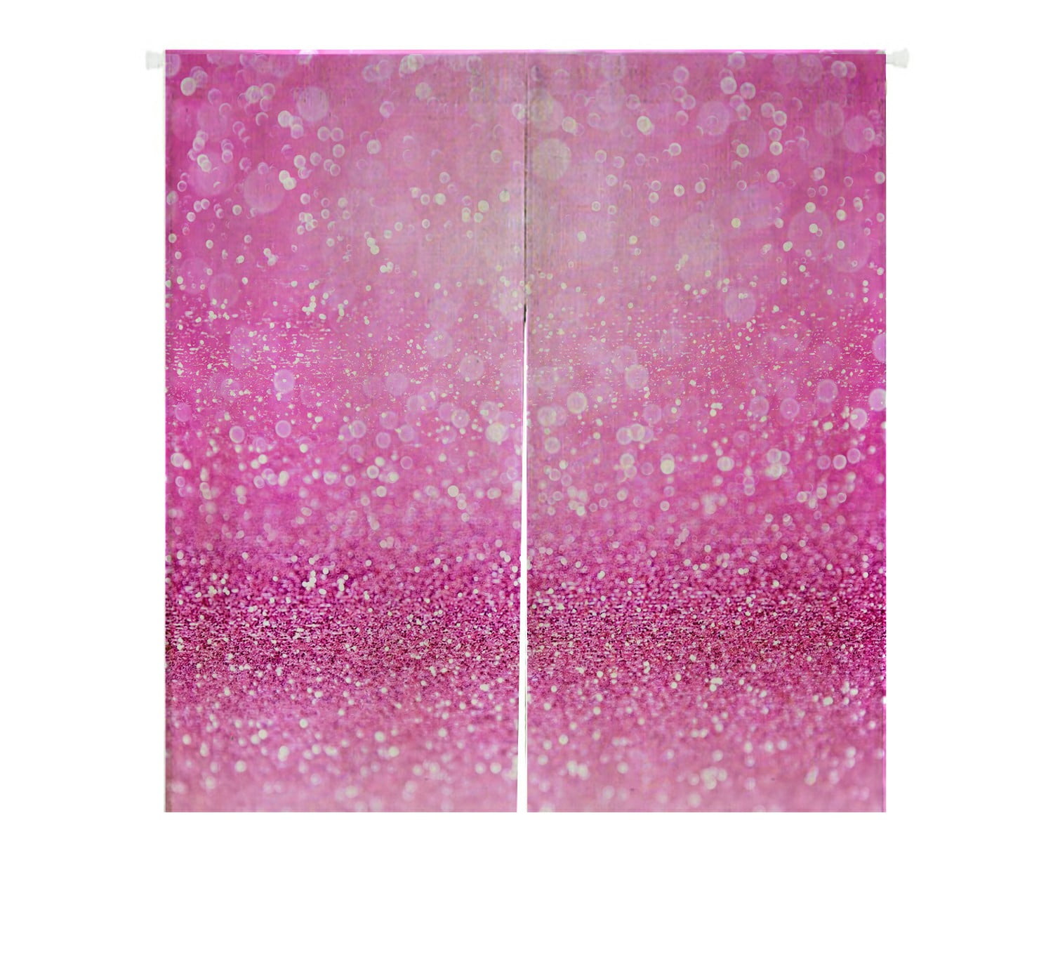 ECZJNT Pink Glitter Confetti Sparkle Girl Princess Happy Birthday Party ...