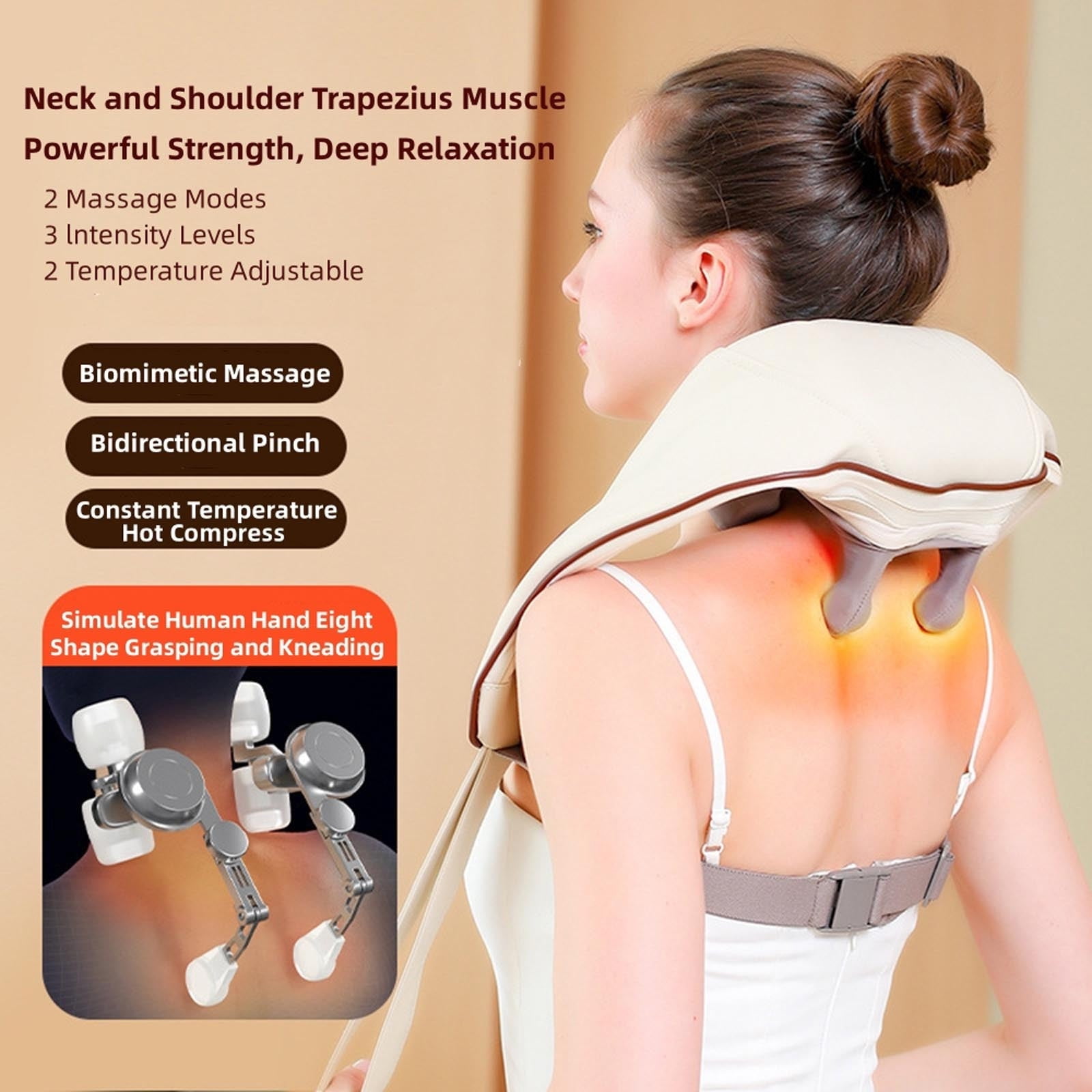 Click here for Jhiwgzj Neck Massager With Heat Shiatsu Shoulder M... prices