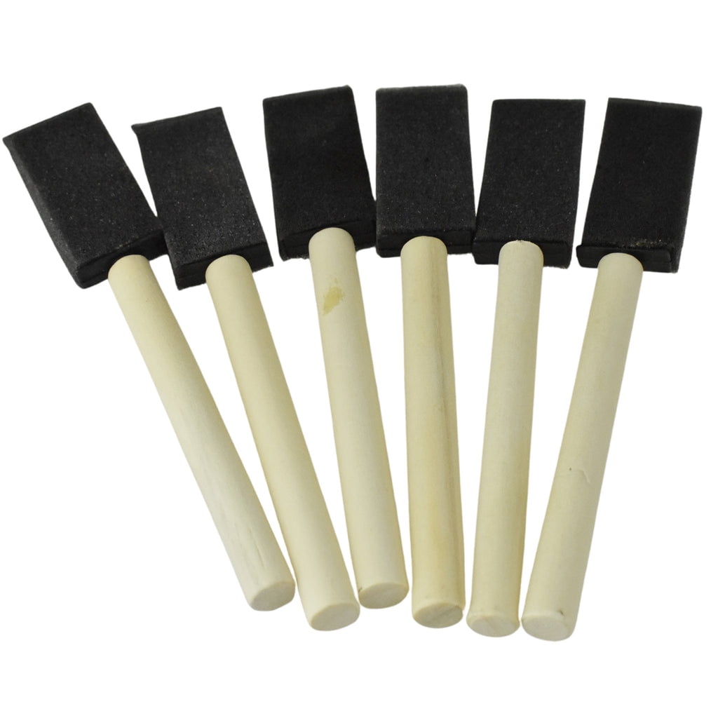 Sponge Brush Set, 6-Inch, 6-Count - Walmart.com