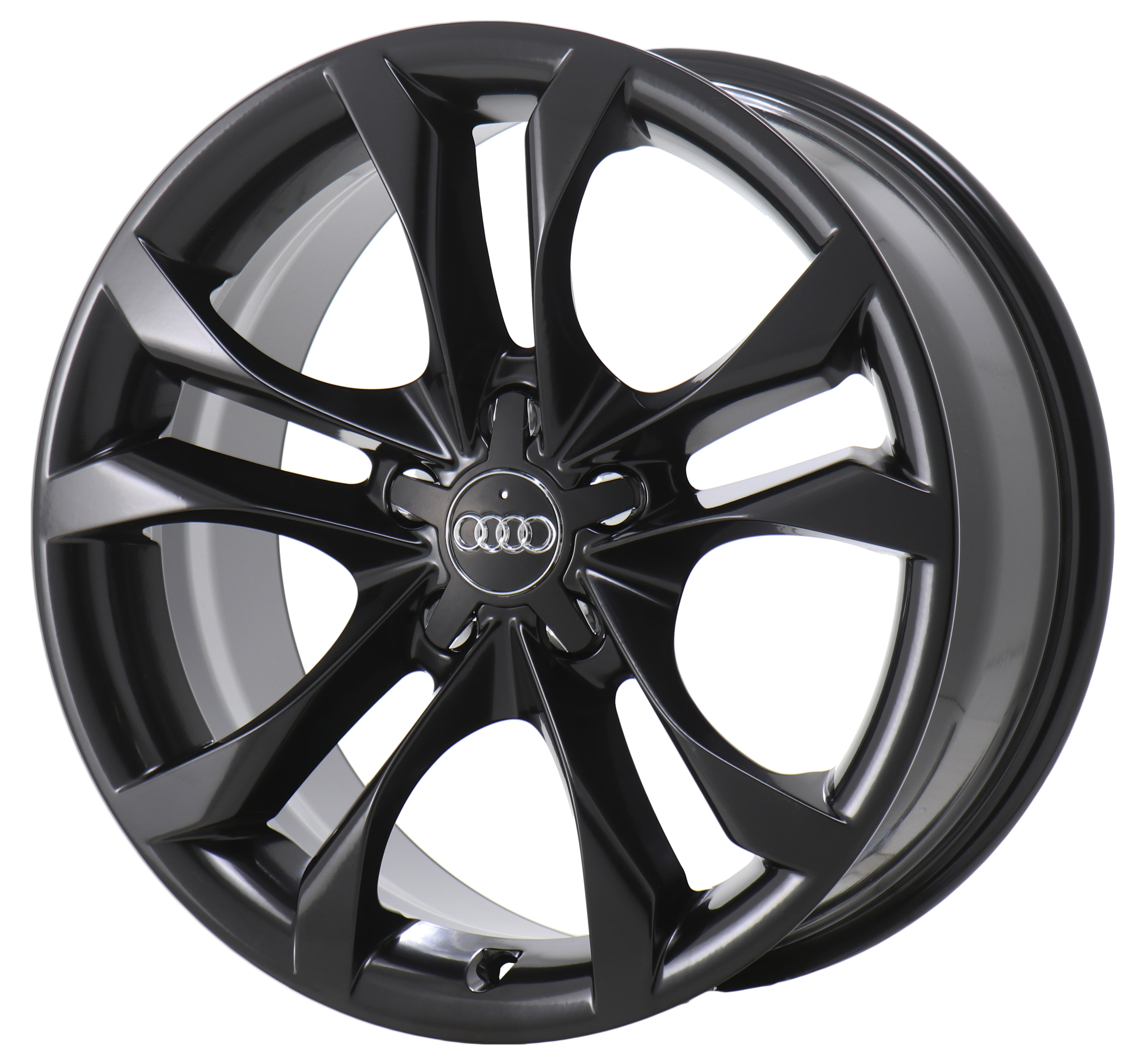 AUDI A5 2008 2016 GLOSS BLACK Factory OEM Wheel Rim Not Replicas audi-a5-2008-2016-gloss-black-factory-oem-wheel-rim-not-replicas