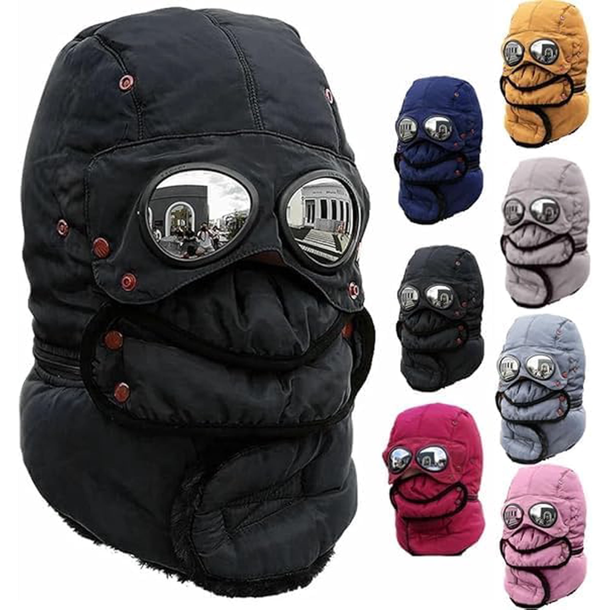 Click here for Nobrand Winter Thermal Hat With Glasses Winter Pil... prices