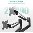 Dual Monitor Stand for 17-32 inch Computer Screens, Dual Monitor Arms ...
