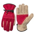 Welding Gloves for Men Women, Fireproof Cowhide Leather Work Gloves for ...