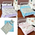 1/12 Miniature Bedding Set with Pillow and Quilt Sheet For Doll House ...