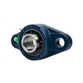 Jeremywell UCFL201-8 Pillow Block Bearing (4 Pack), 1/2 inch Bore, 2-Bolt Flange Mounted, Solid ...