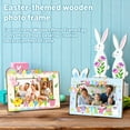 Easter Theme Wooden Photo Frame with Bunny Ears - Creative Egg Party ...