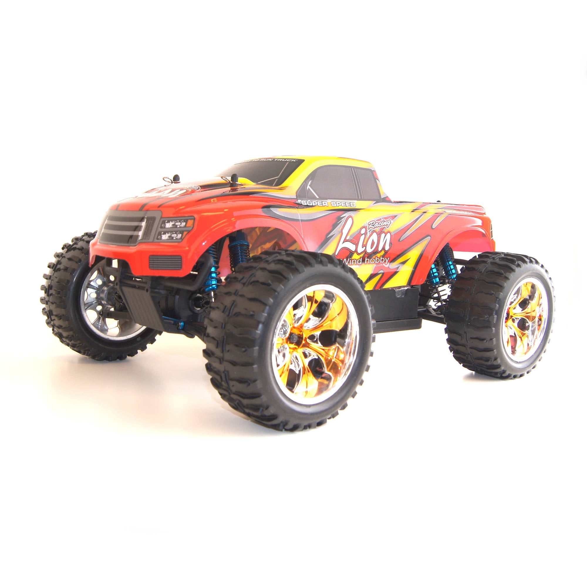 1/10th Scale RCC1001PRORED Electric Powered Off Road Monster Truck ...