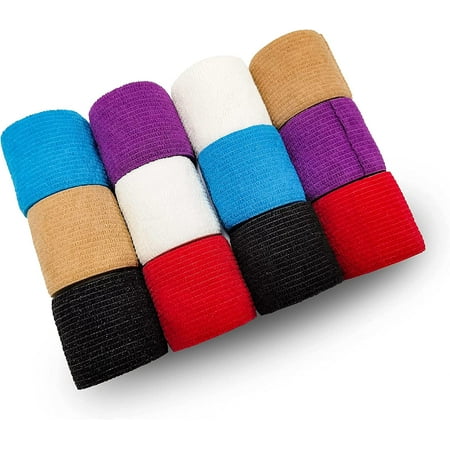 SHTUUYINGG Self-adhesive plasters - 12 rolls 10cm*4.5m, self-adhesive ...