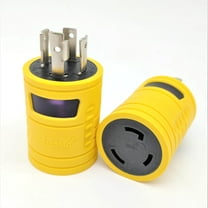 Parkworld 62923 NEMA L14-30P to 6-30R Adapter 4-Prong Generator 30A ...