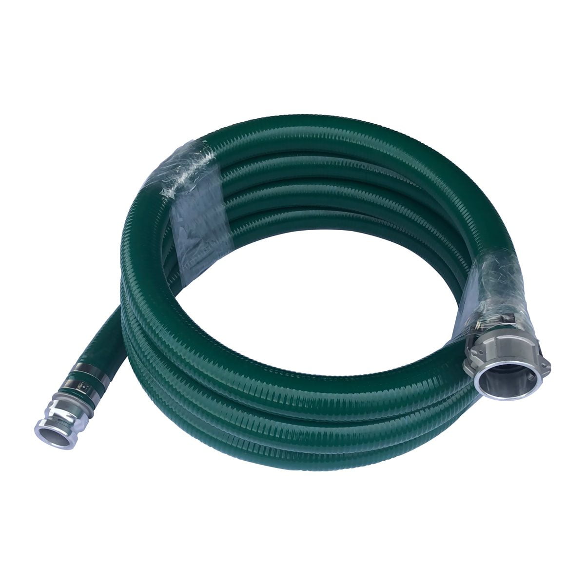 Gloxco Heavy Duty Green PVC Suction Hose Assembly for Water Transfer,2 ...