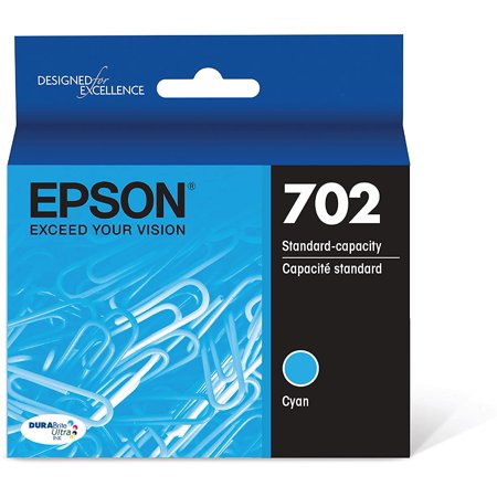 Epson 702 DURABrite Ultra Standard Capacity Cartridge Ink, Cyan ...