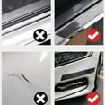 SEAMETAL Car Stickers Anti Scratch Door Sill Protector Strip Carbon ...