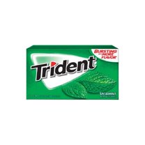 Trident Mega Tropical Twist Sugar Free Gum, 9 Packs Of 10 Pieces (90 ...